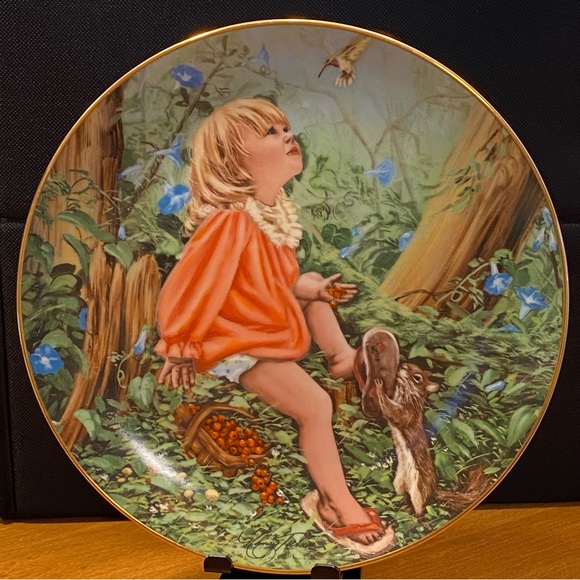 Art | Vintage Decorative Plate Susans World By Nancy Turner Signed And ...